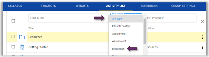 Bulk Activity Edits – Teachers – Training and Professional Development