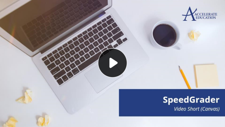 Canvas Speed Grader – Training and Professional Development
